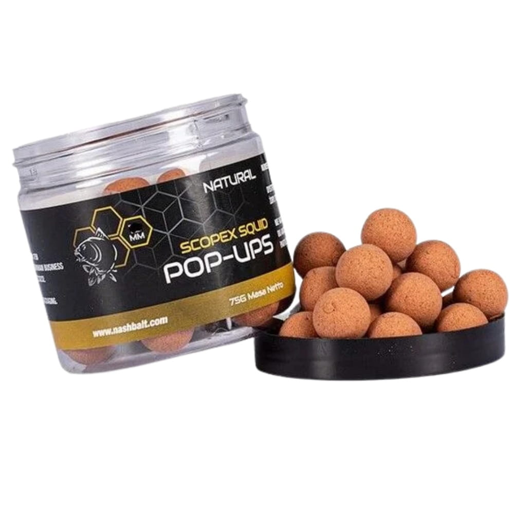 Nash Scopex Squid Pop Ups 2024 15 mm 75g Natural