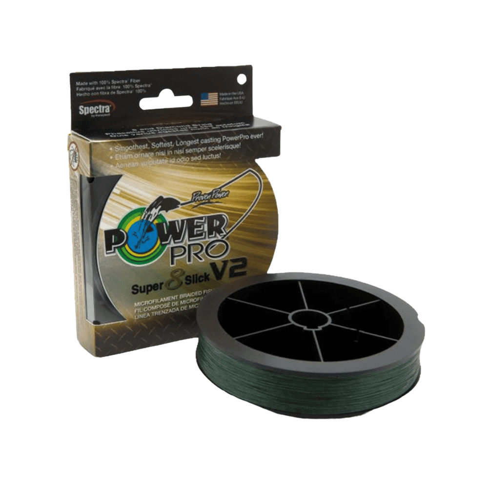 Power Pro Super 8 Slick V2 0,23mm 135m 17kg Moss Green | PPBISV213523MG