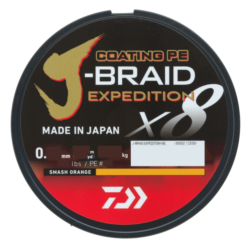 Daiwa J-Braid Expedition X8 0,10 mm 6,9 kg 150m Orange