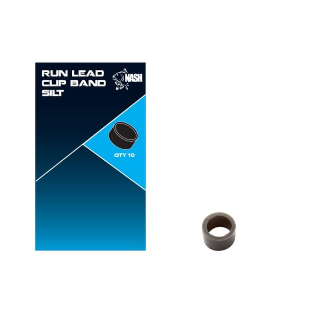 Nash Run Clip Lead Band Silt 10 Stück