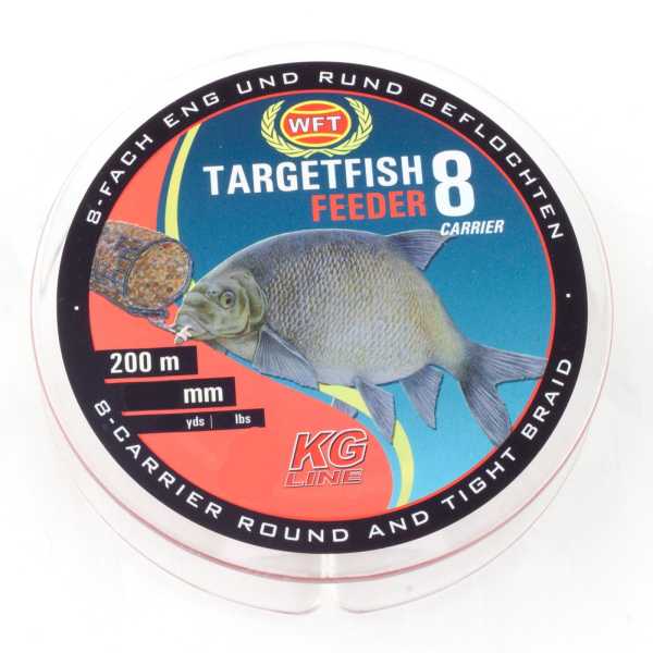 WFT Target Fish 8 Feeder 0,12 mm 200 m 8kg Blutrot