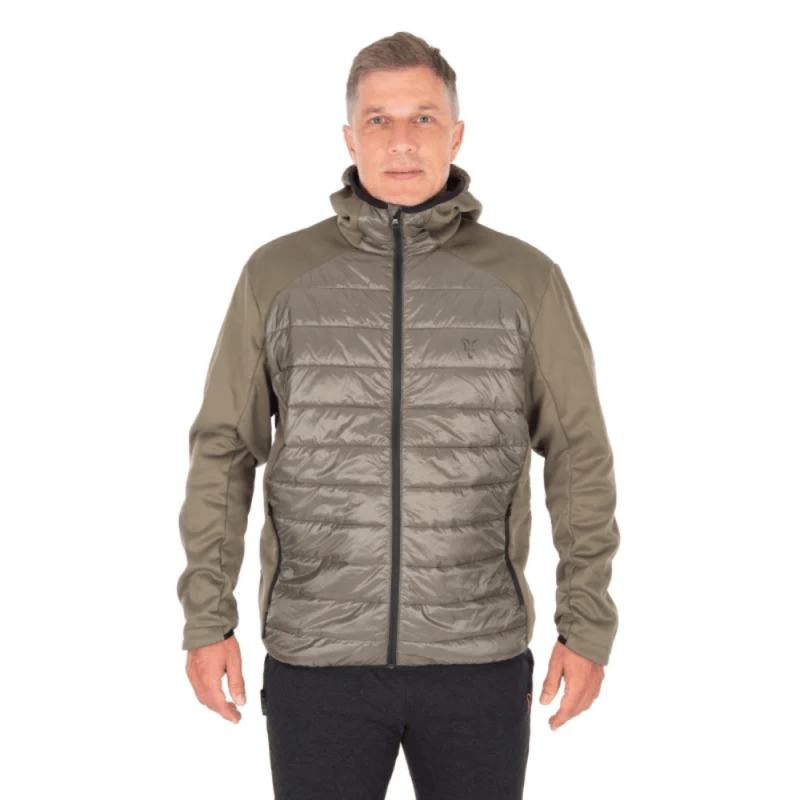 Fox Green/Black Coll Hybrid Jacket Large | CCL330