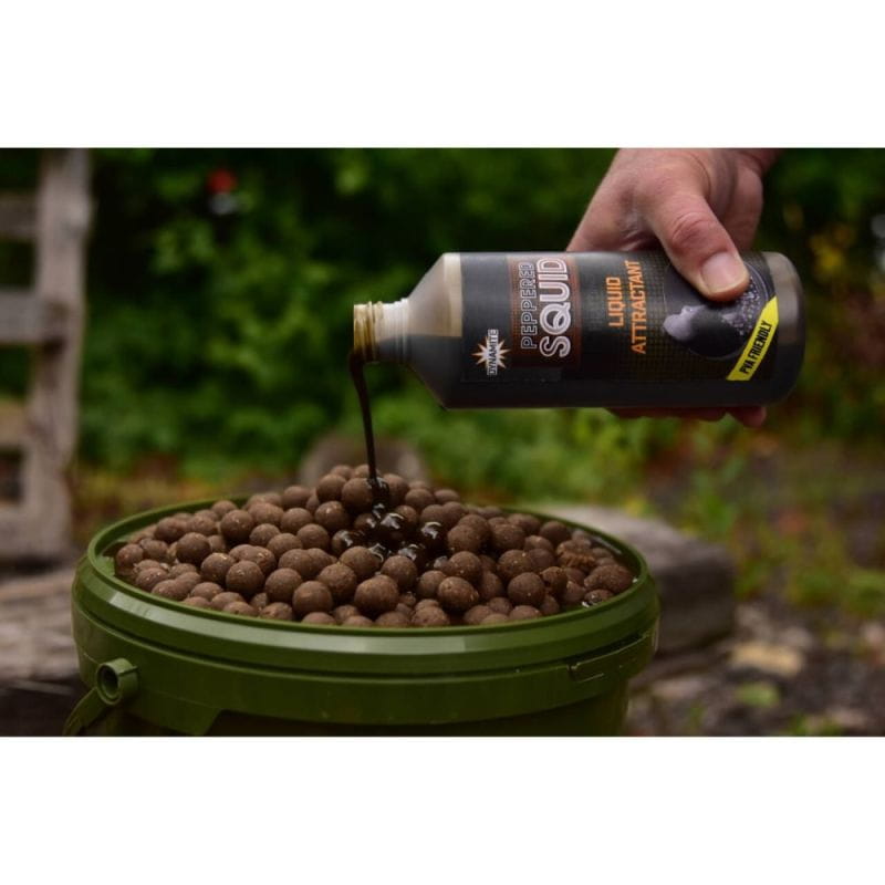 Dynamite Baits Peppered Squid Liquid 500 ml