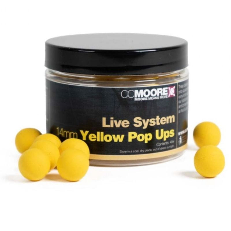 CC Moore Live System Yellow Pop Ups 14mm