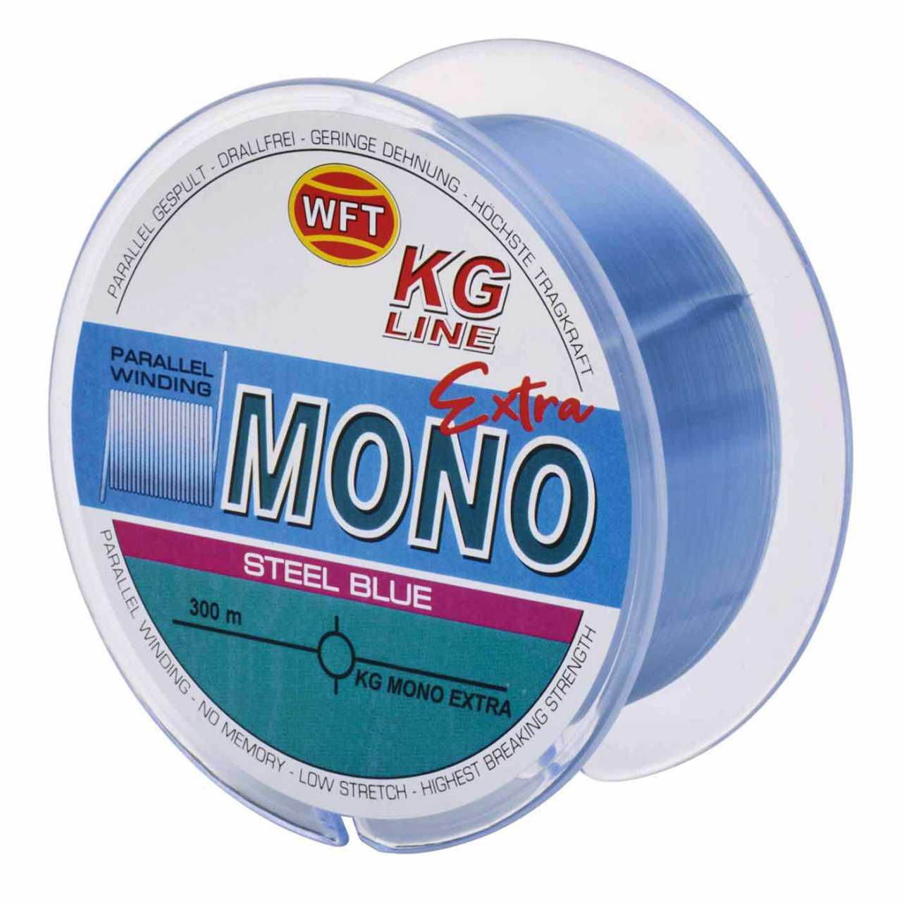 WFT KG Line Mono Extra Steel Blue 0,33 mm 10,4 kg 300 m
