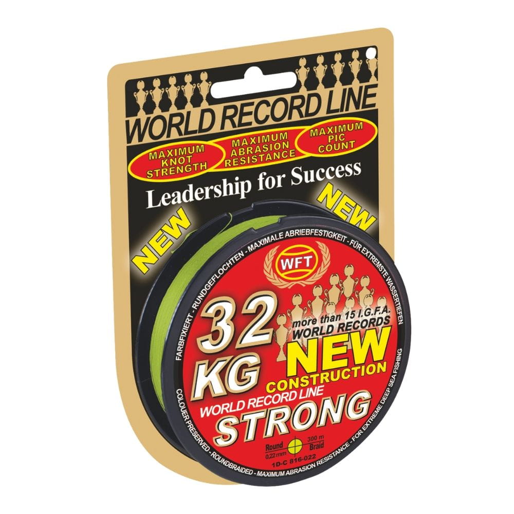 WFT KG Strong 0,08 mm 10 kg 150m Chartreuse