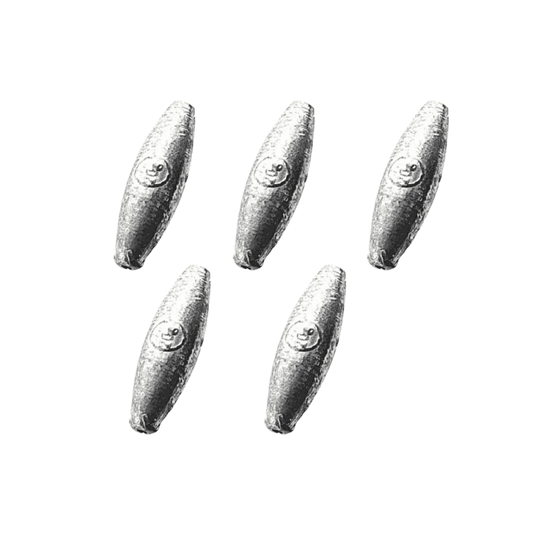 GoFish Sliding Sinkers Olivenblei 15g 5 Stück