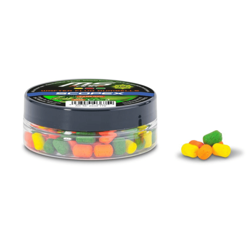 MS Range Wafter Fluo Dumbells Mix 7x10 mm Scopex | 2532176