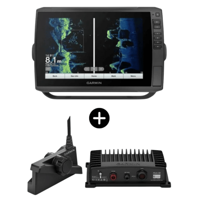Garmin Set Echomap Ultra 2 102sv ohne Geber + LiveScope Plus System w ...