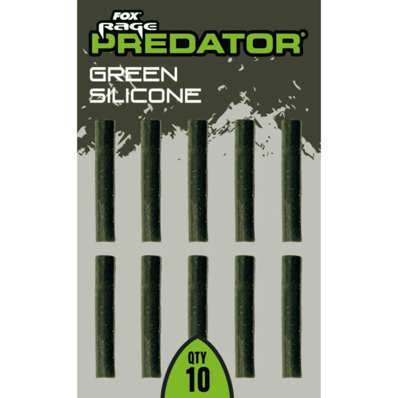 Fox Rage Predator Green Silicone 10 Pieces | FAC167