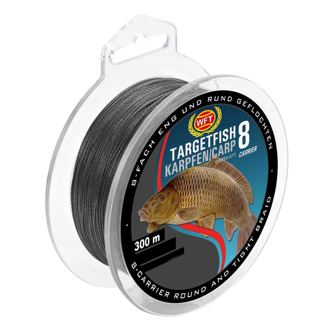 WFT Target Fish 8 Karpfen 0,22 mm 300 m 20 kg Black