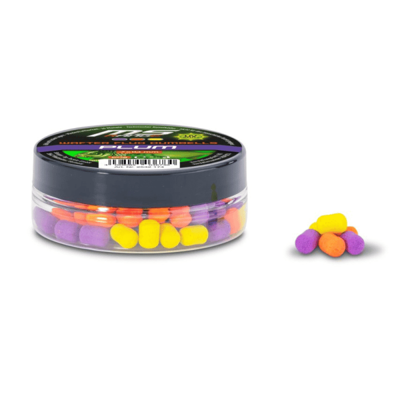 MS Range Wafter Fluo Dumbells Mix 7x10 mm Plum | 2532174